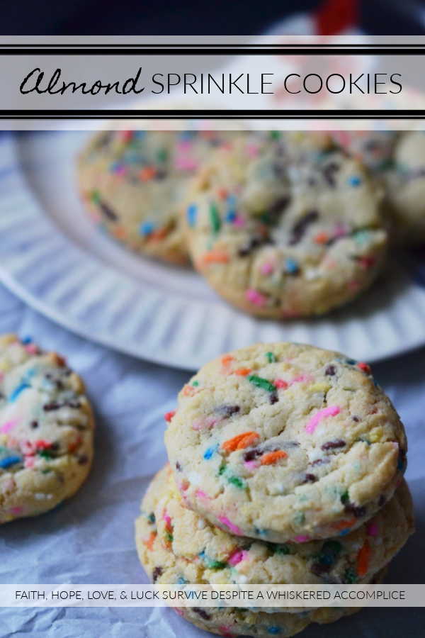 Almond Sprinkle Cookies