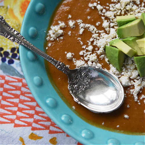 Square 500 – Slow-Cooker Sweet Potato Chocolate Mole Soup | Faith, Hope ...