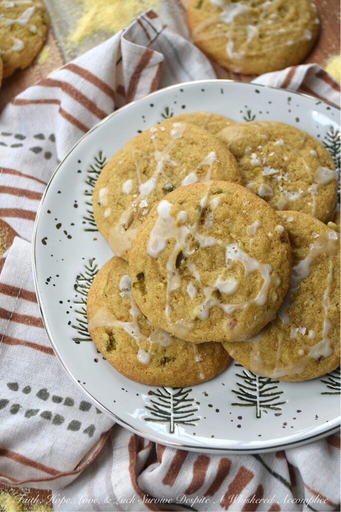 Jalapeño Yellow Cornmeal Brown Sugar Cookies